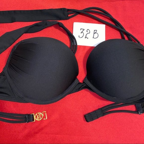 Victoria's Secret | Swim | Vs 32b Bombshell Halter Swimsuit Bikini Top ...